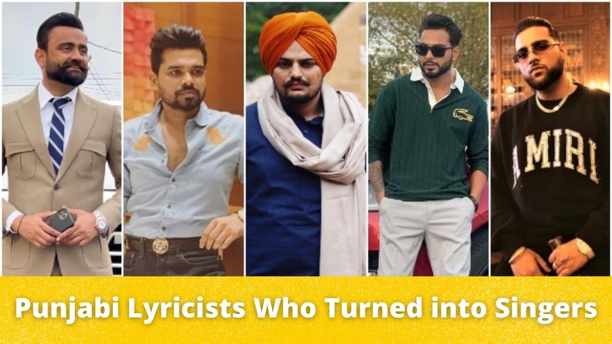 10 Punjabi Lyricists Who Turned Singers! - Trend Punjabi
