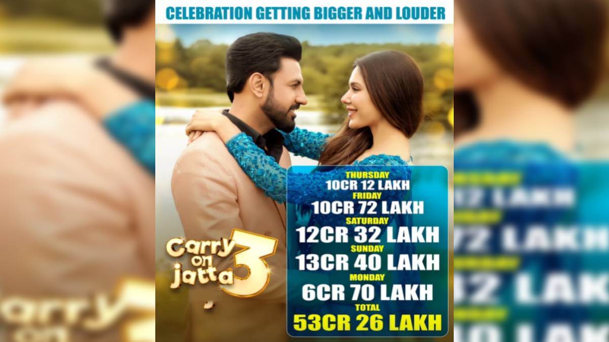 Carry on Jatta 3 Collection Worldwide February 12, 2026 : Movie Hit or ...
